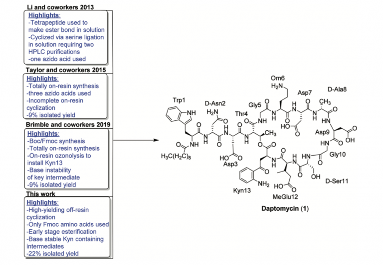 Another side (product) of synthesising antibiotic, daptomycin – Chembites